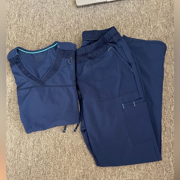 Other | Navy Scrub Set | Poshmark